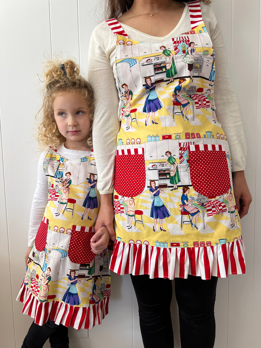 Susie Homemaker Little Girl's Apron – Oliver's Olive Oil